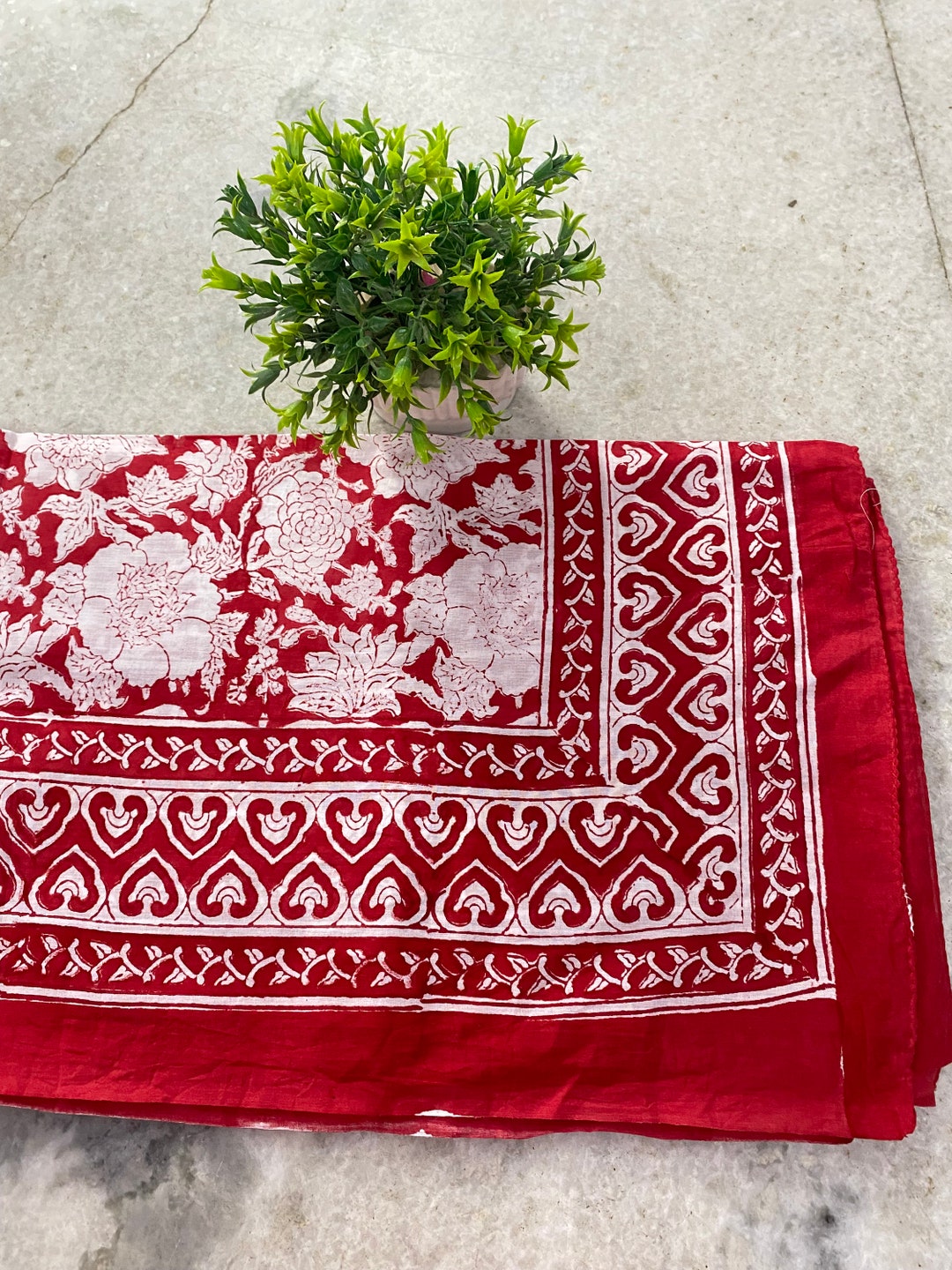 Organic Cotton Indian Handmade Block Print Summer Beach Cover Pareo ...