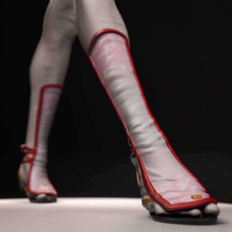 DOA dead or Alive Kasumi Fan Art / Figure Made in 3d Printing to Paint ...