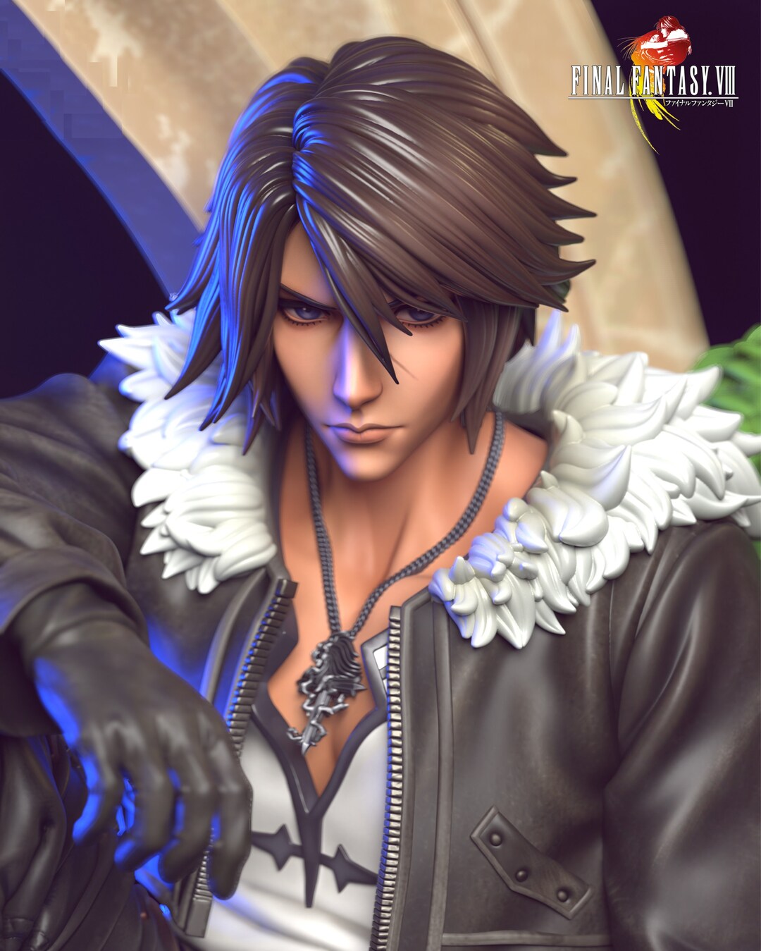 Squall Leonhart_ Ffviii_fan Art / Sculpture Unpainted or Fully Painted ...