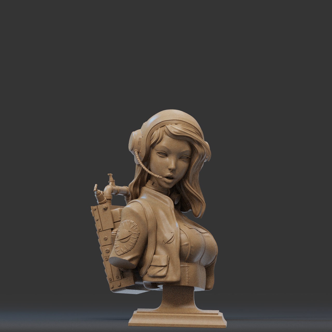 Retro Pin up Astronaut Fan Art / Sculpture Unpainted or Fully Painted ...