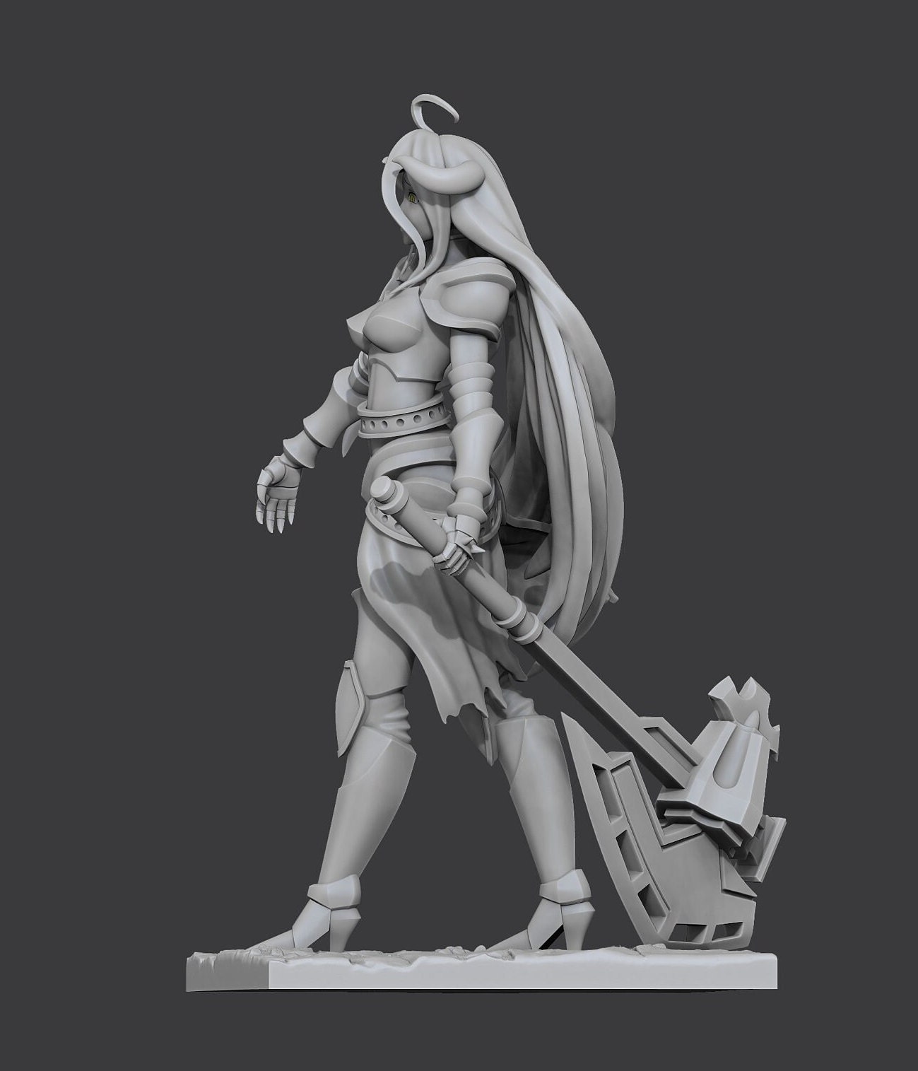 Albedo_ Overlord_fan Art/resin Scale Model for Assembling and Painting ...