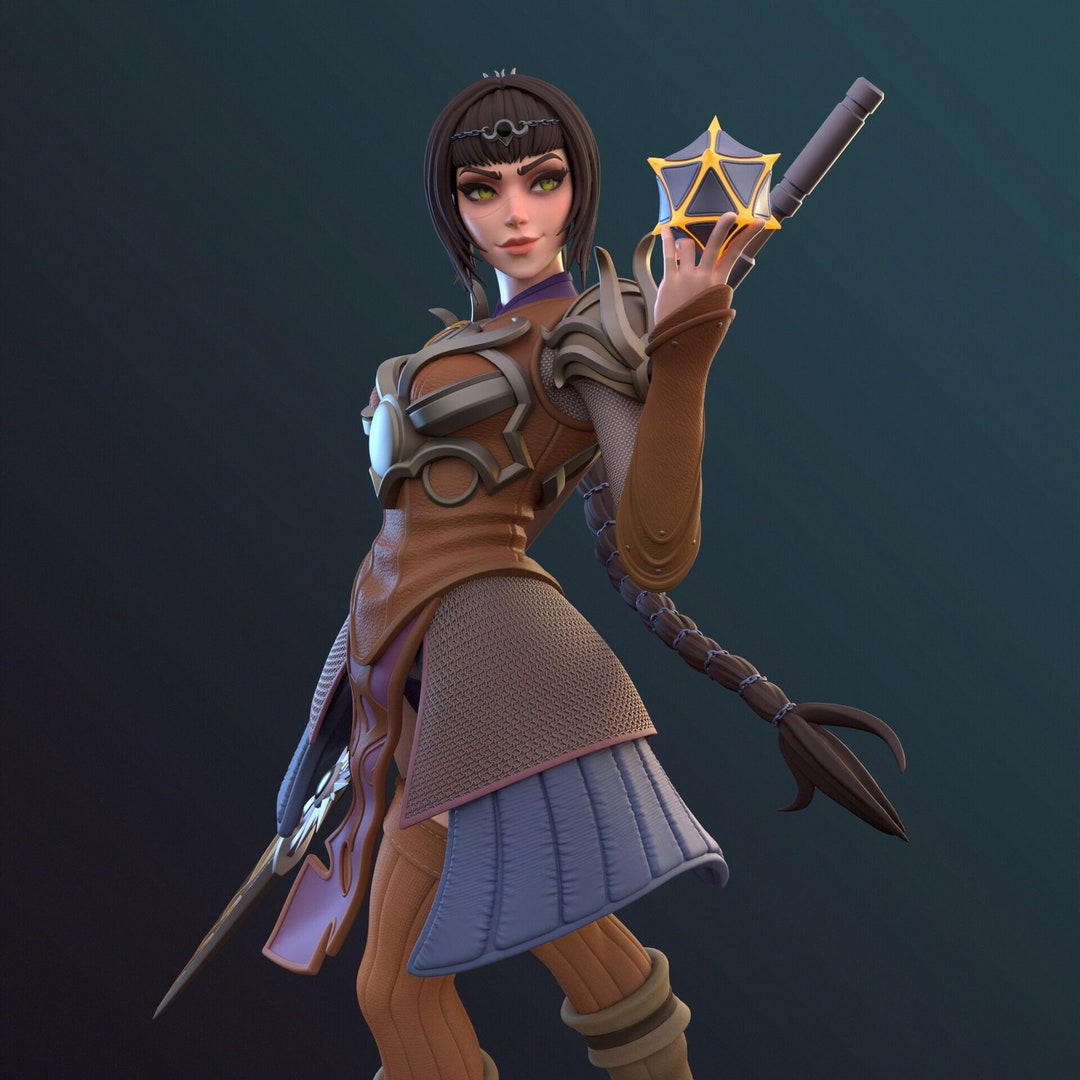 Shadowheart_(bg3_fan Art)/ Resin Scale Model for Assembling and ...