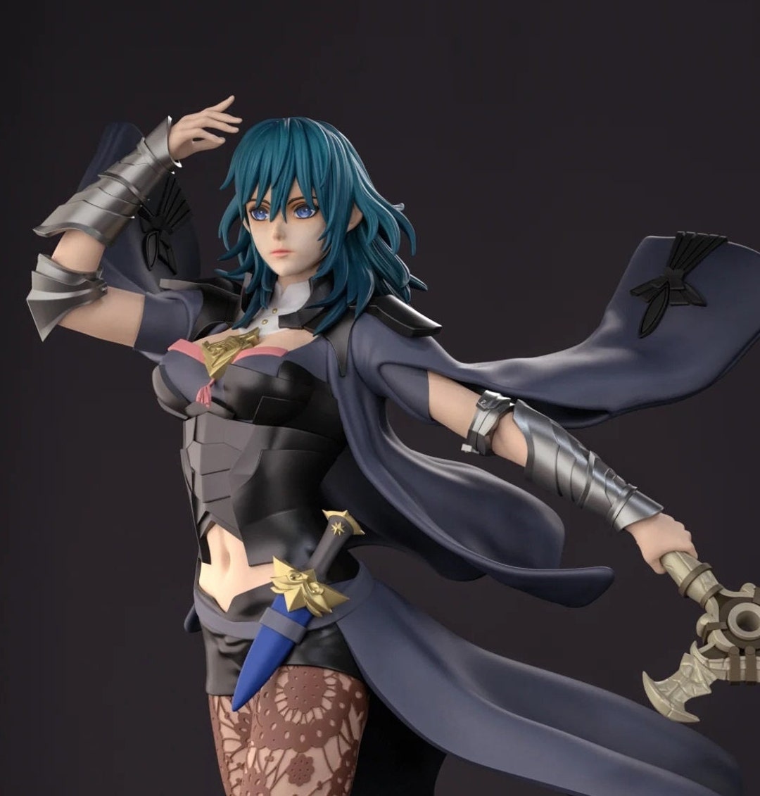 Byleth fire Emblem Fanart / Unpainted or Fully Painted Sculpture adult - Etsy