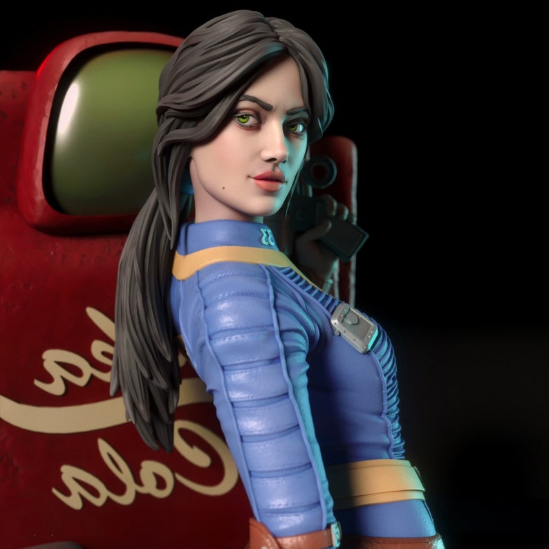 Lucy_ fallout_ Fan Art / Resin Scale Model for Assembling and Painting ...