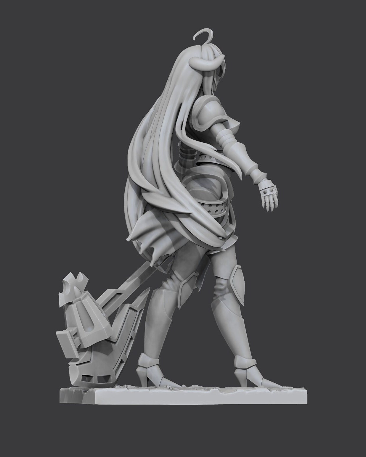 Albedo_ Overlord_fan Art/resin Scale Model for Assembling and Painting ...