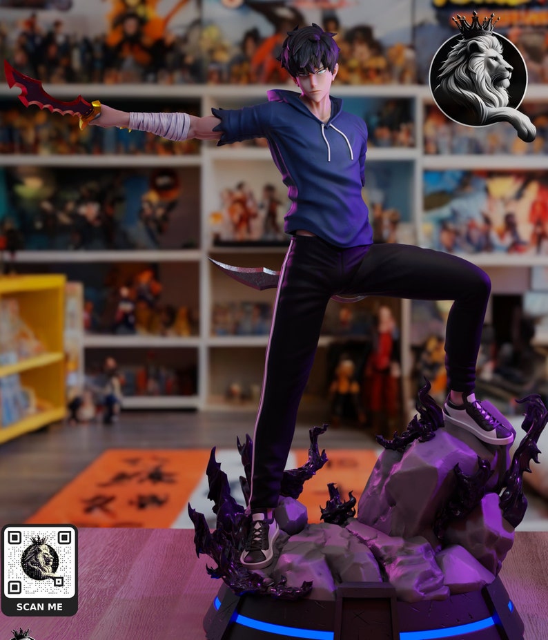 Sung_ Jinwoo_ solo Leveling Solo Leveling _ Fan_art / Painted Resin ...