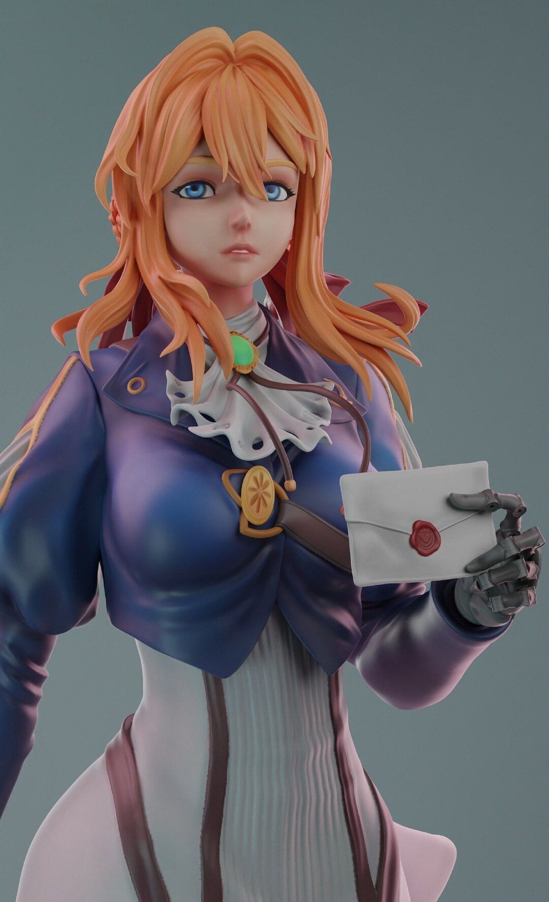 Violet EG Fan Art / Resin Scale Model for Assembling and Painting or ...