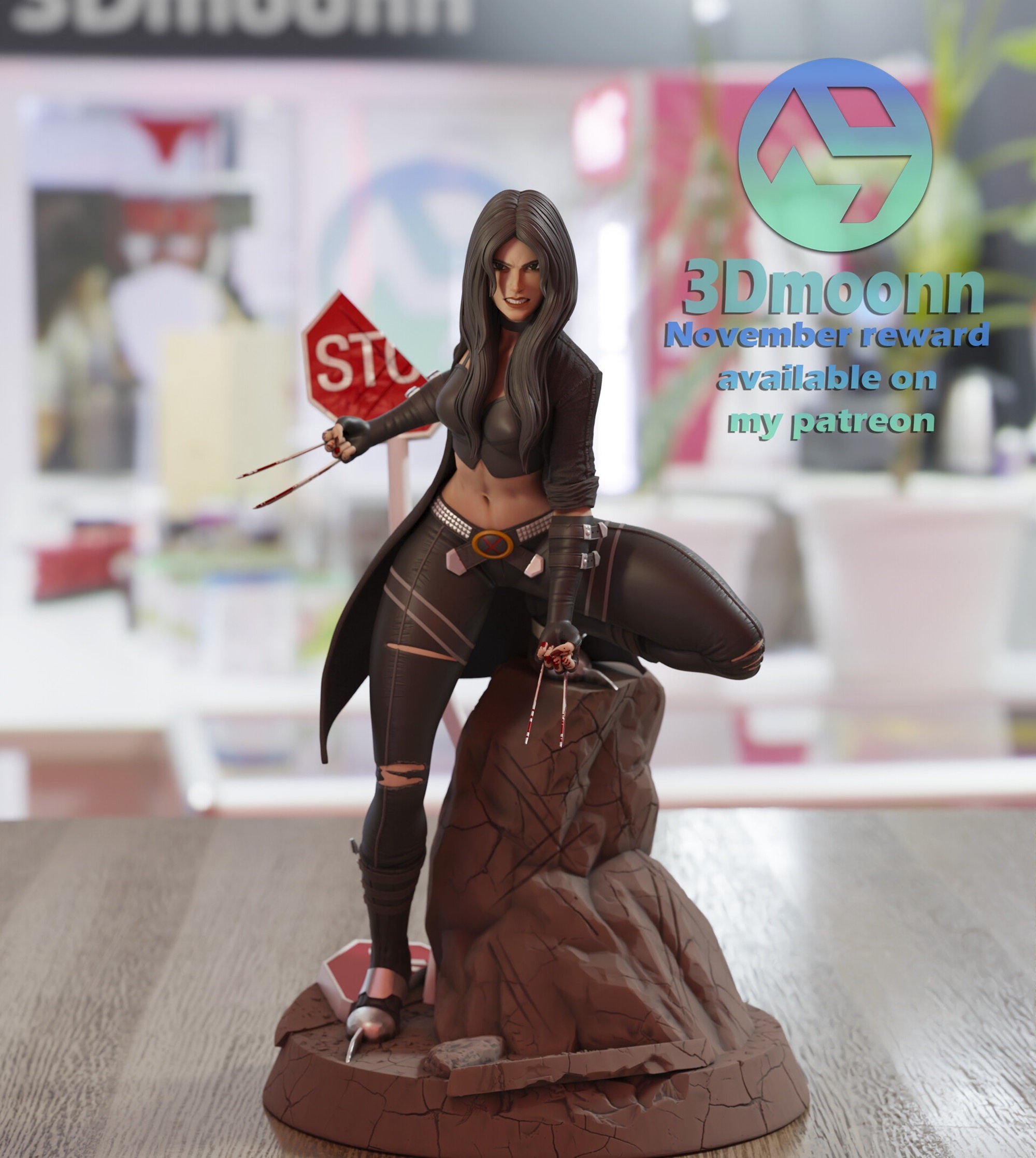 X-23_xmen_fan Art / Statue to Paint or Fully Painted Ready to Collect ...