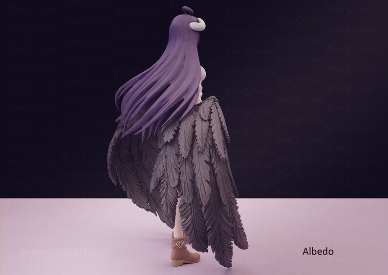 Albedo (overlord Art) / Resin Scale Model for Assembling and Painting ...