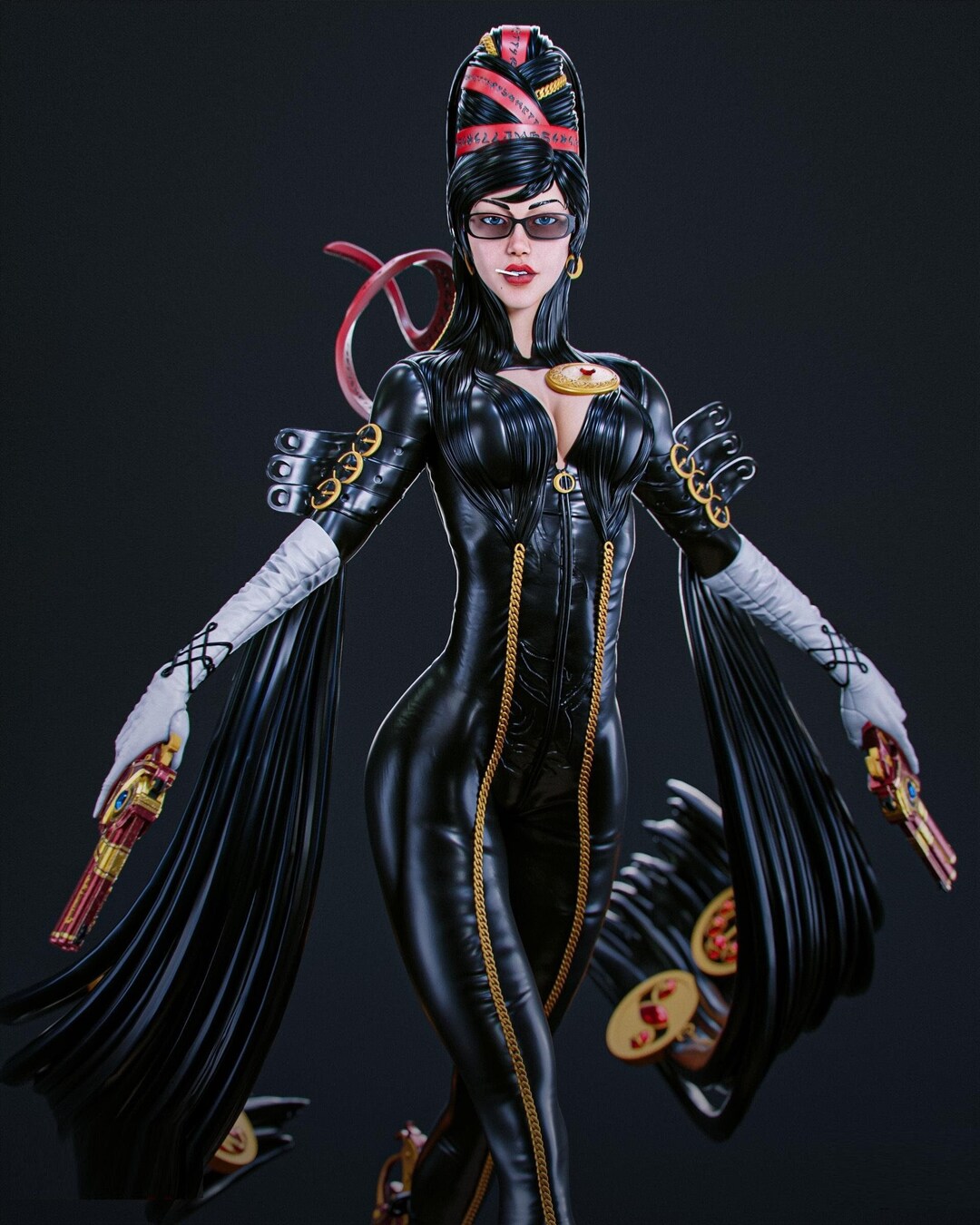 Bayonetta_fan ART /painted Resin Scale Model Size to Choose - Etsy