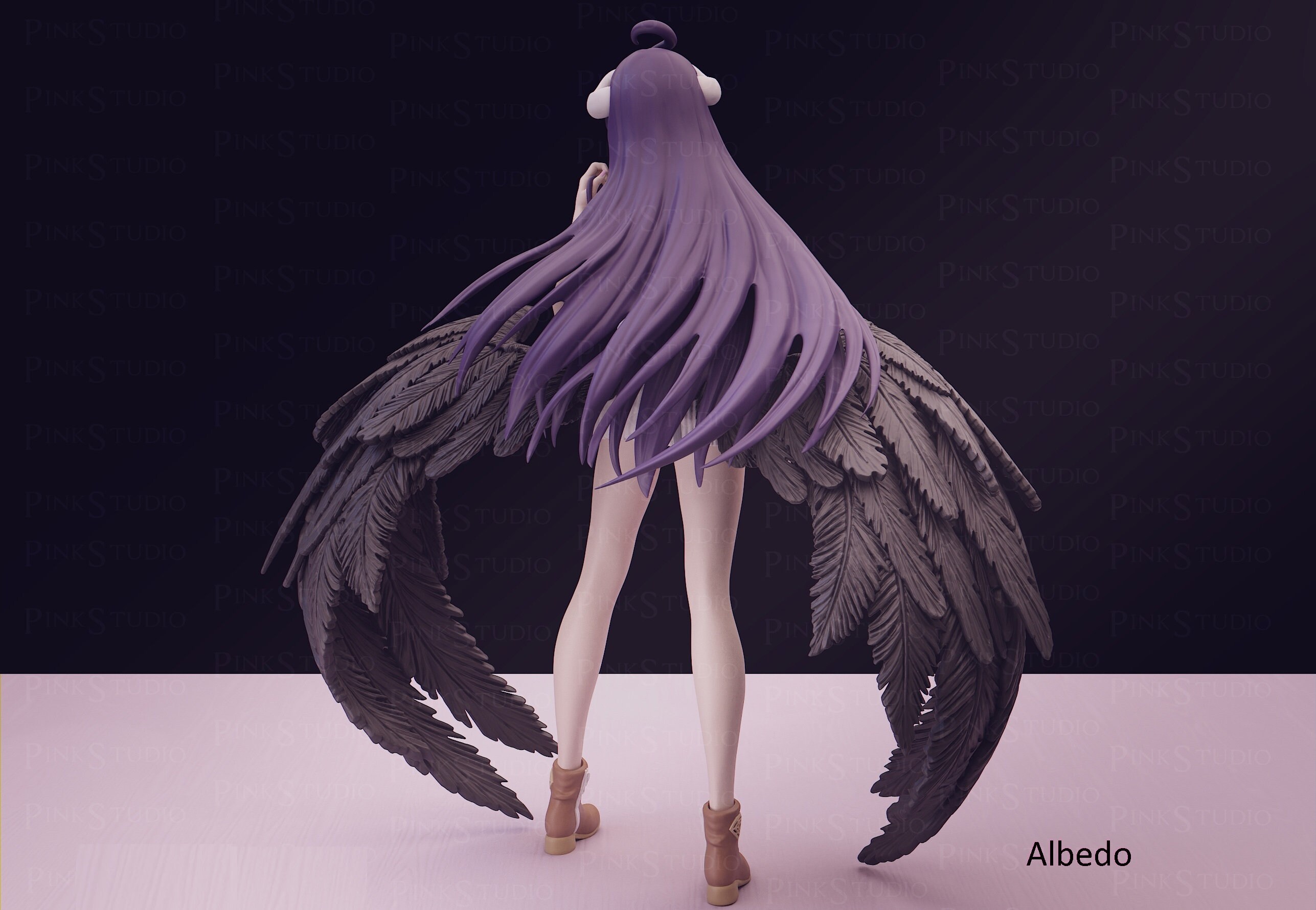 Albedo (overlord Art) / Resin Scale Model for Assembling and Painting ...