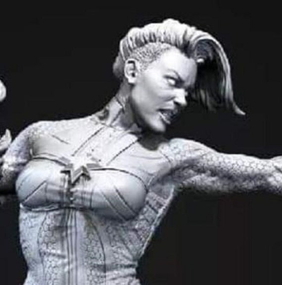 Captain Marvel / Resin Scale Model for Assembling and Painting | Etsy