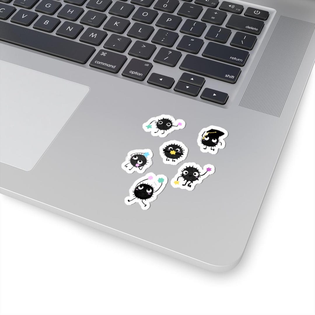 Cute Graduation Soot Sprites Stickers Set, Fun Decorative Stickers for ...