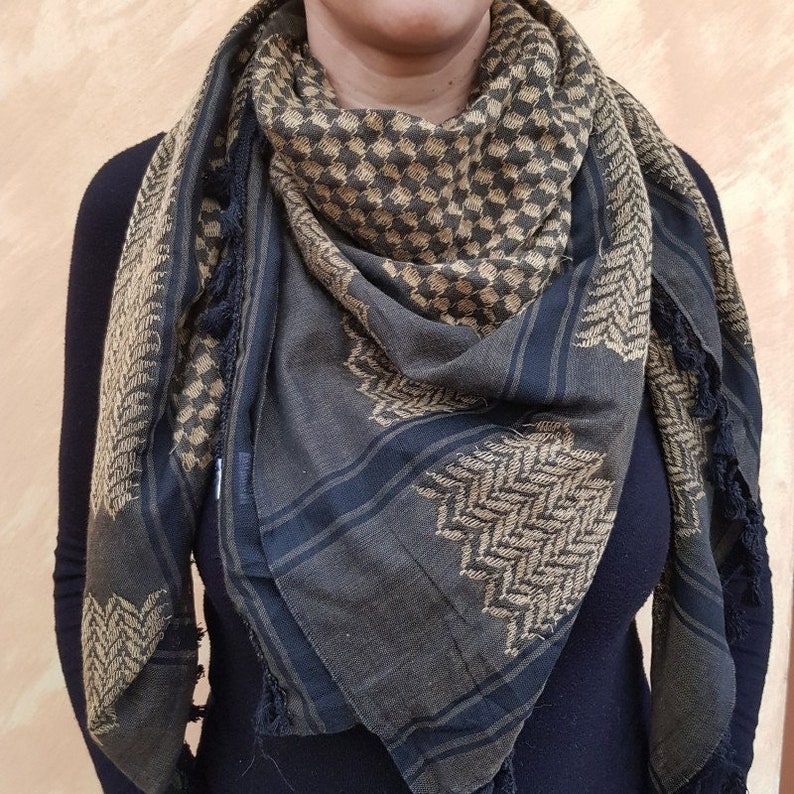 Traditional Palestine Keffiyeh Scarf Kufiya Hatta Made in - Etsy
