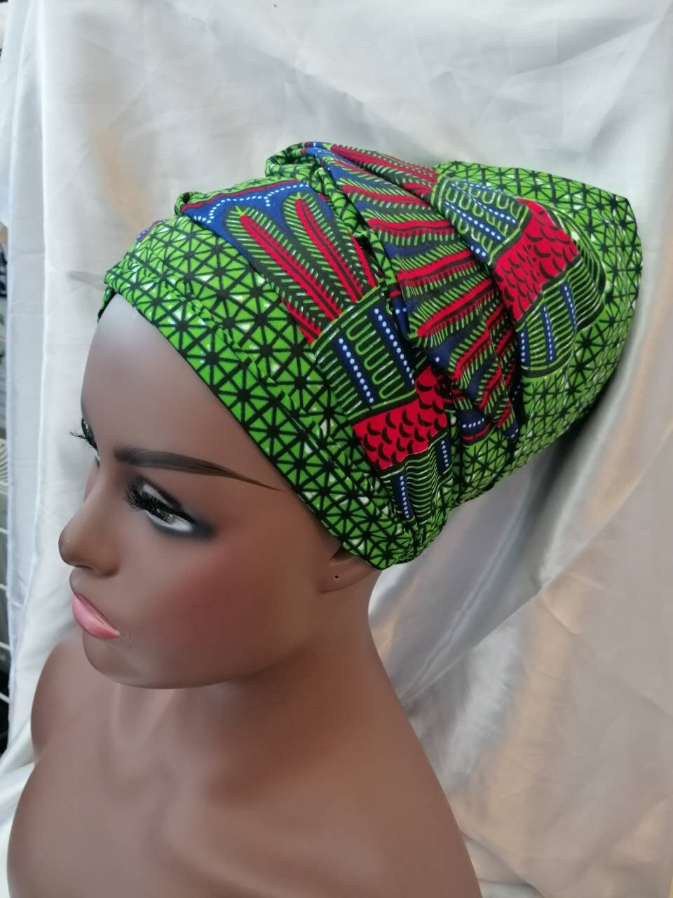 Africa Prints 100 Cotton African Fabric Head Wrap Turban Head Tie