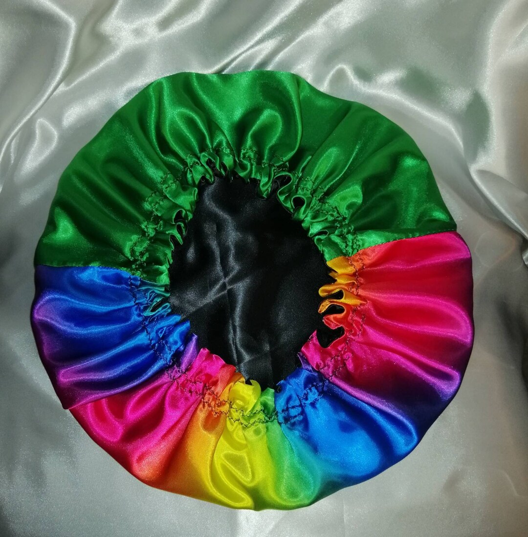 Reversible Women Sleeping Bonnet Soft Cotton/satin Silk Sleep Hat Silk ...