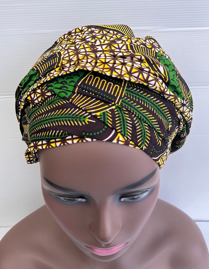 Africa Prints, African Fabric Head Wrap, Turban, Head Tie, Ankara Head ...