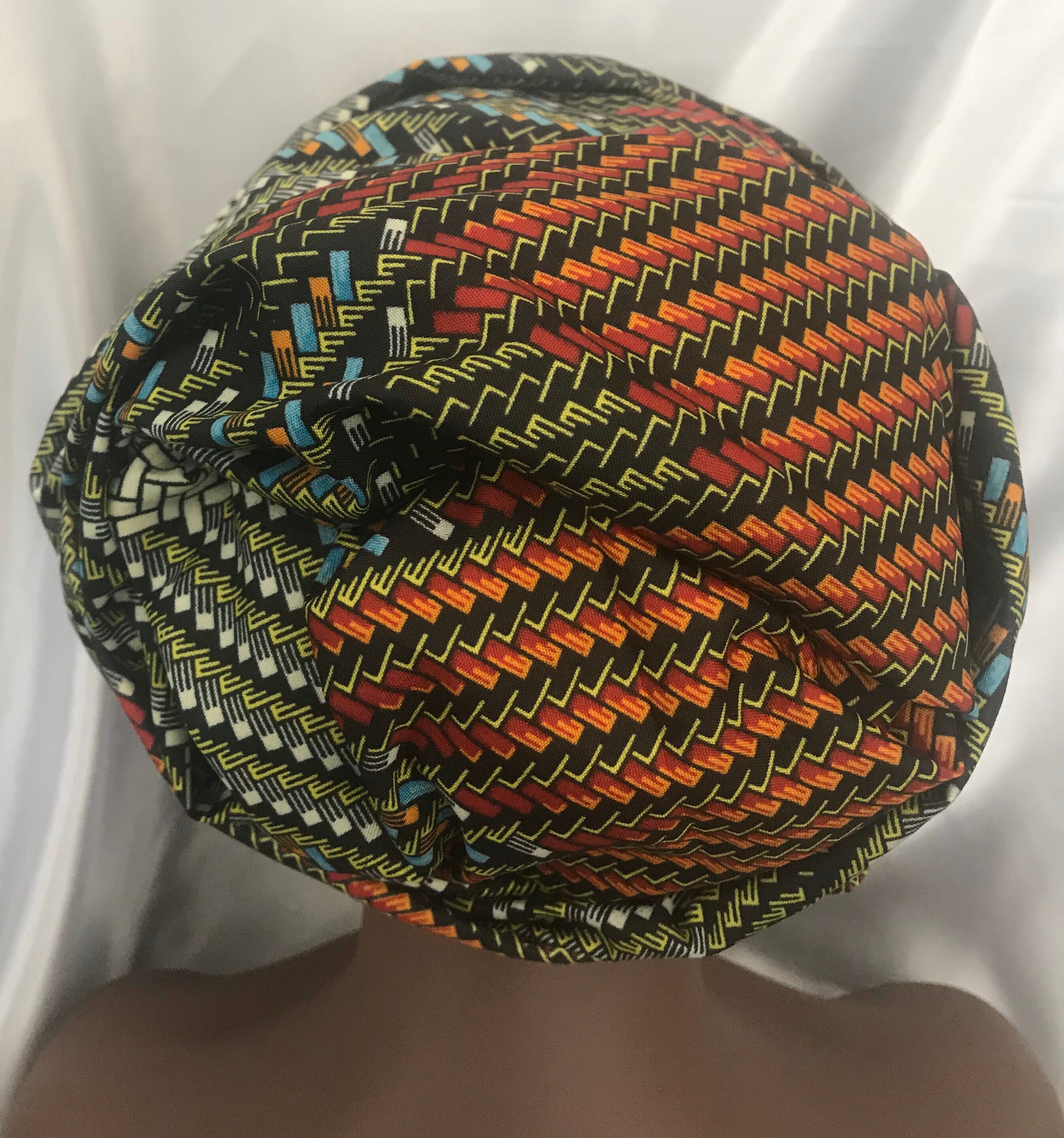 African Kente Head Wrap, African Print Scarf Ankara Turban, Wax Head ...