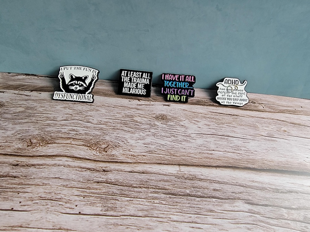 Funny Quote Enamel Pins – Meme-inspired Humor Accessories - Etsy