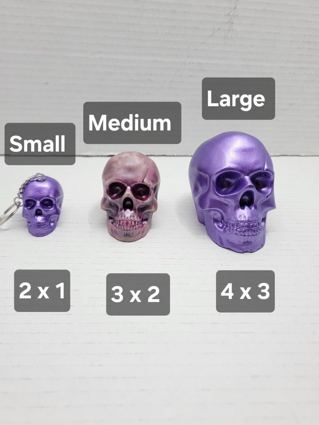 Concrete Skull, Minature Skull, Mini Skull, Hand Made Concrete Skull ...