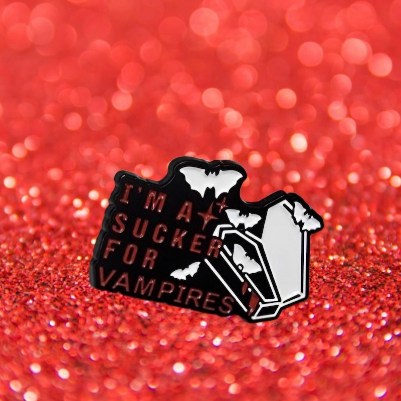 Vampire Button Pins - Etsy UK
