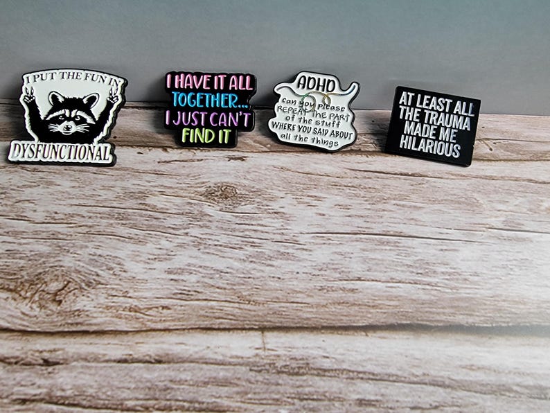 Funny Quote Enamel Pins – Meme-inspired Humor Accessories - Etsy
