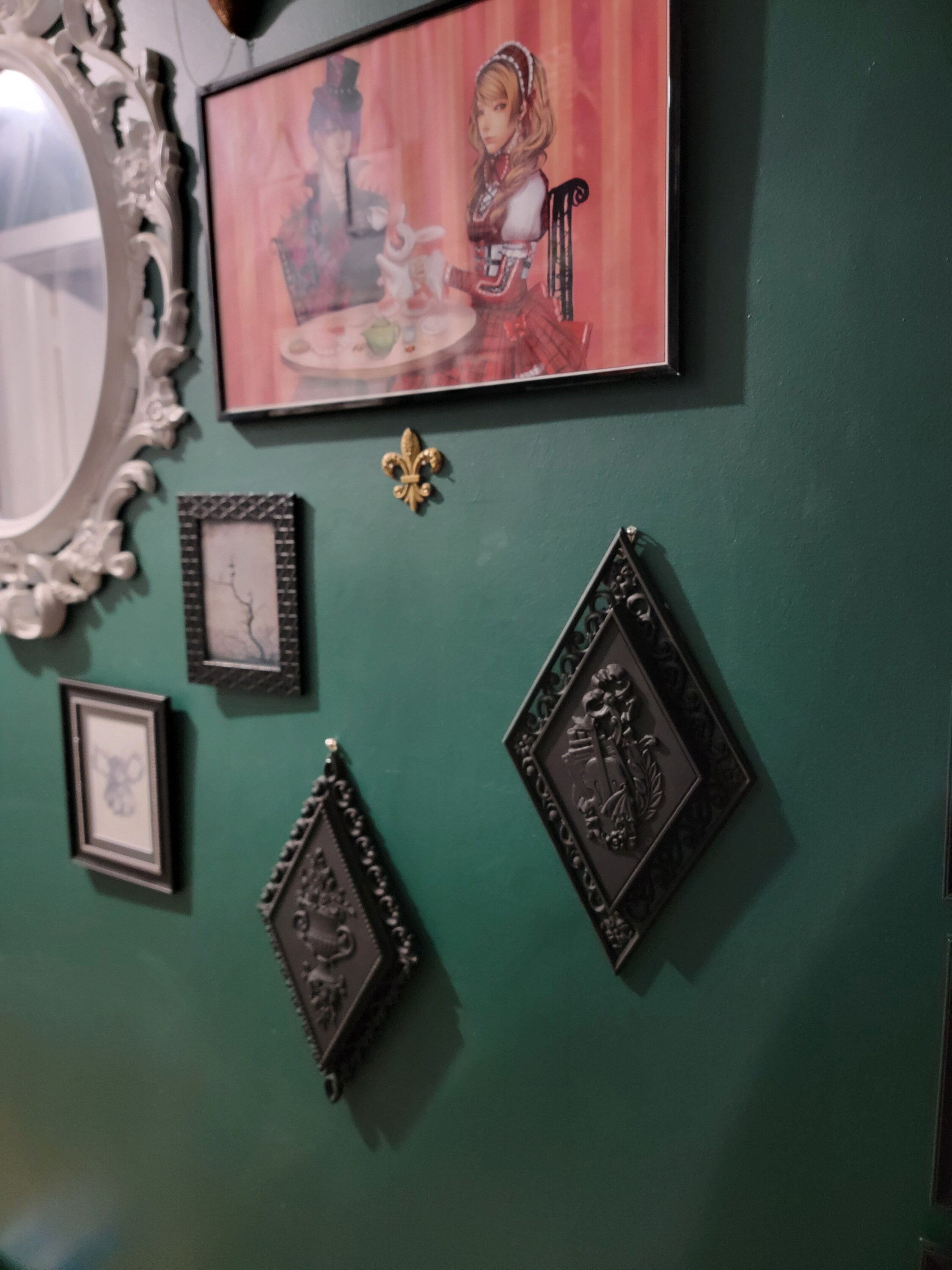 Vintage Baroque Victorian Gothic Wall Plaque, Black Wall Decor - Etsy