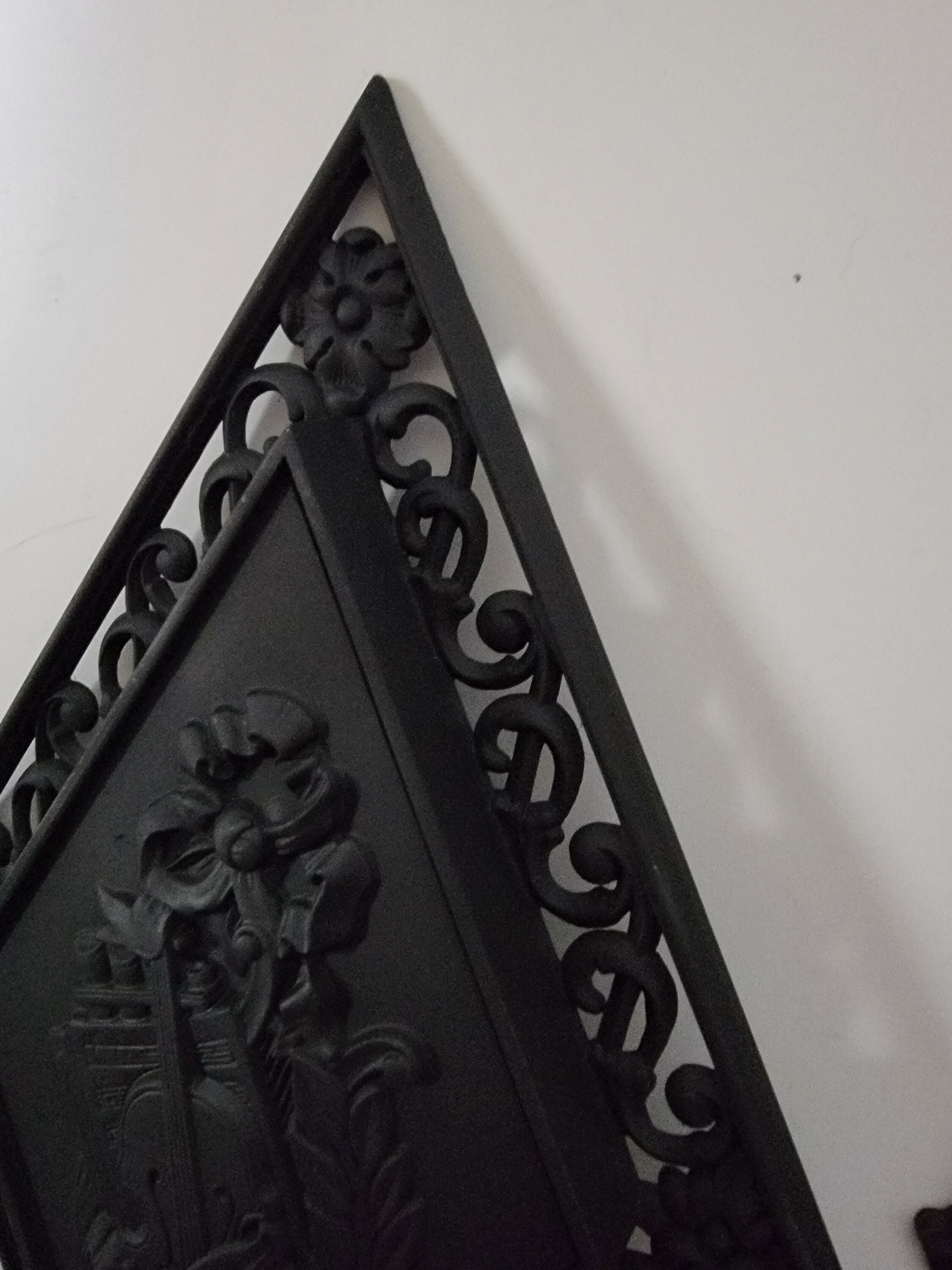 Vintage Baroque Victorian Gothic Wall Plaque, Black Wall Decor - Etsy
