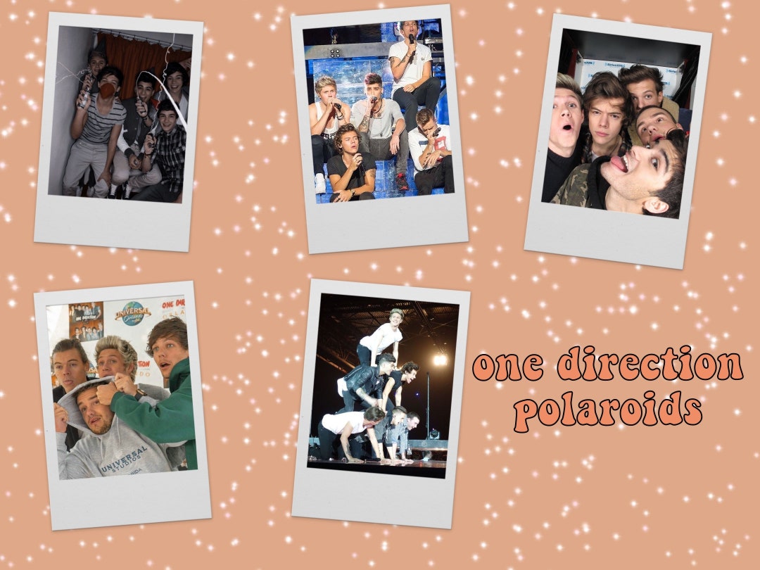 One Direction Polaroids (+ Custom) - Etsy