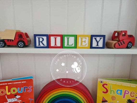 Solid Wood Toy Story Inspired Alphabet Blocks price is per - Etsy