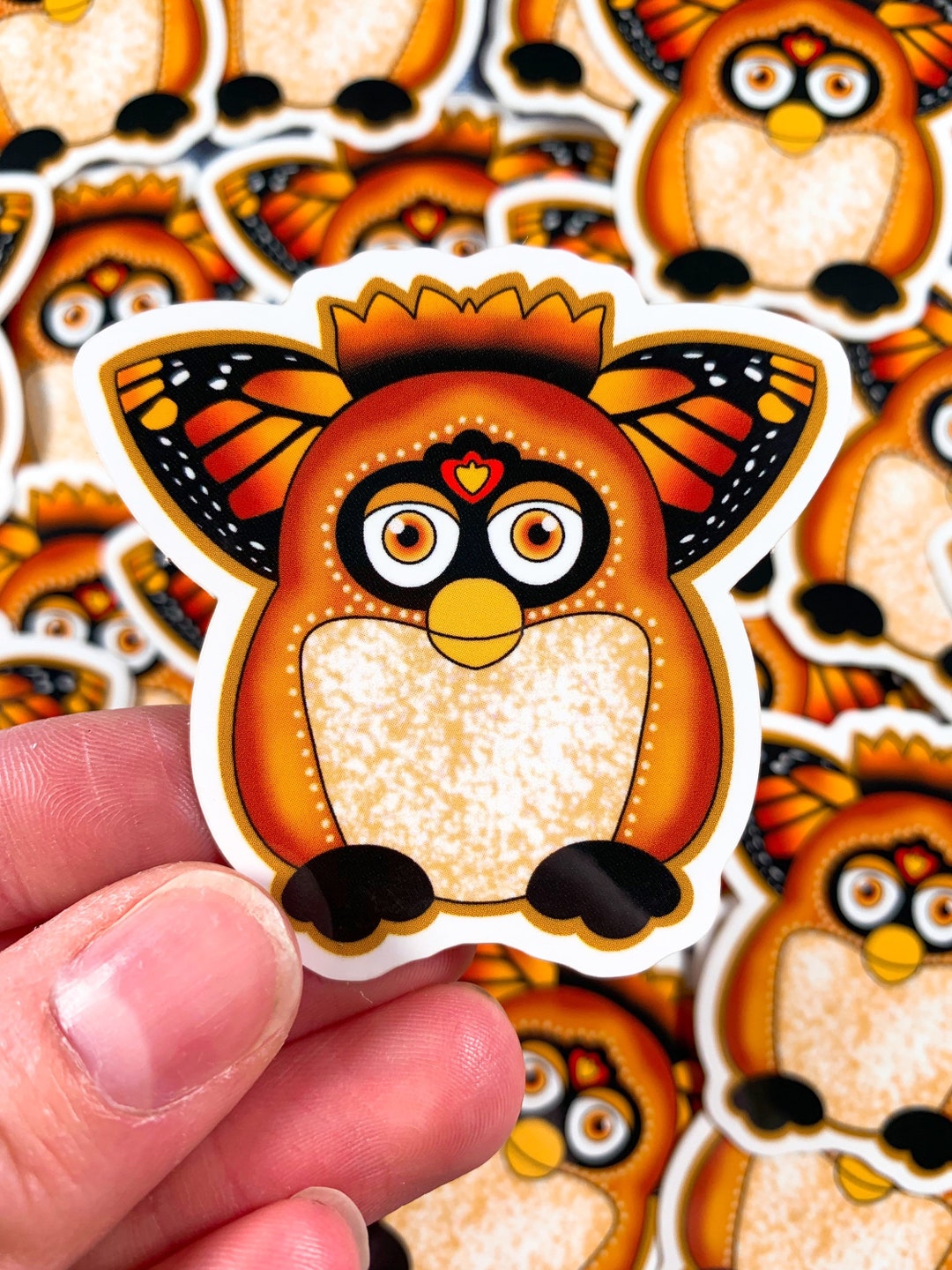 Butterfly Furby Sticker - Etsy