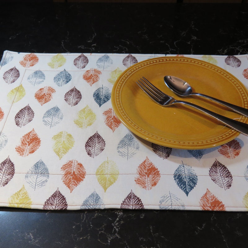 Fall Leaf Placemats - Etsy