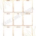 Printable Vision Board Template Gold - Etsy