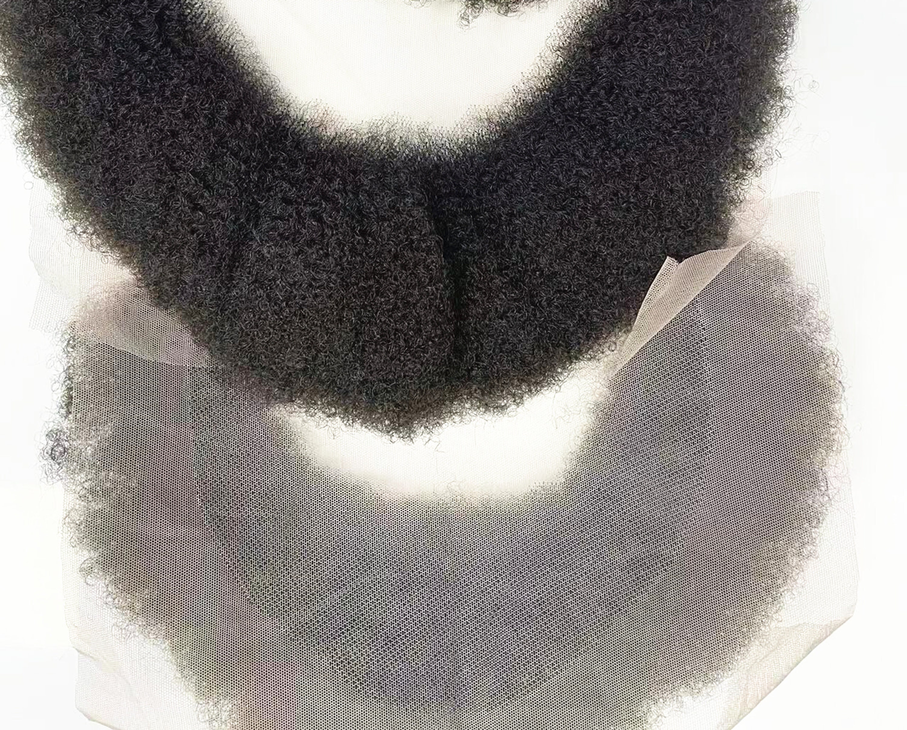 Men's Beard Human Hair Full Lace Base Men's Mustache 9A Top Quality ...