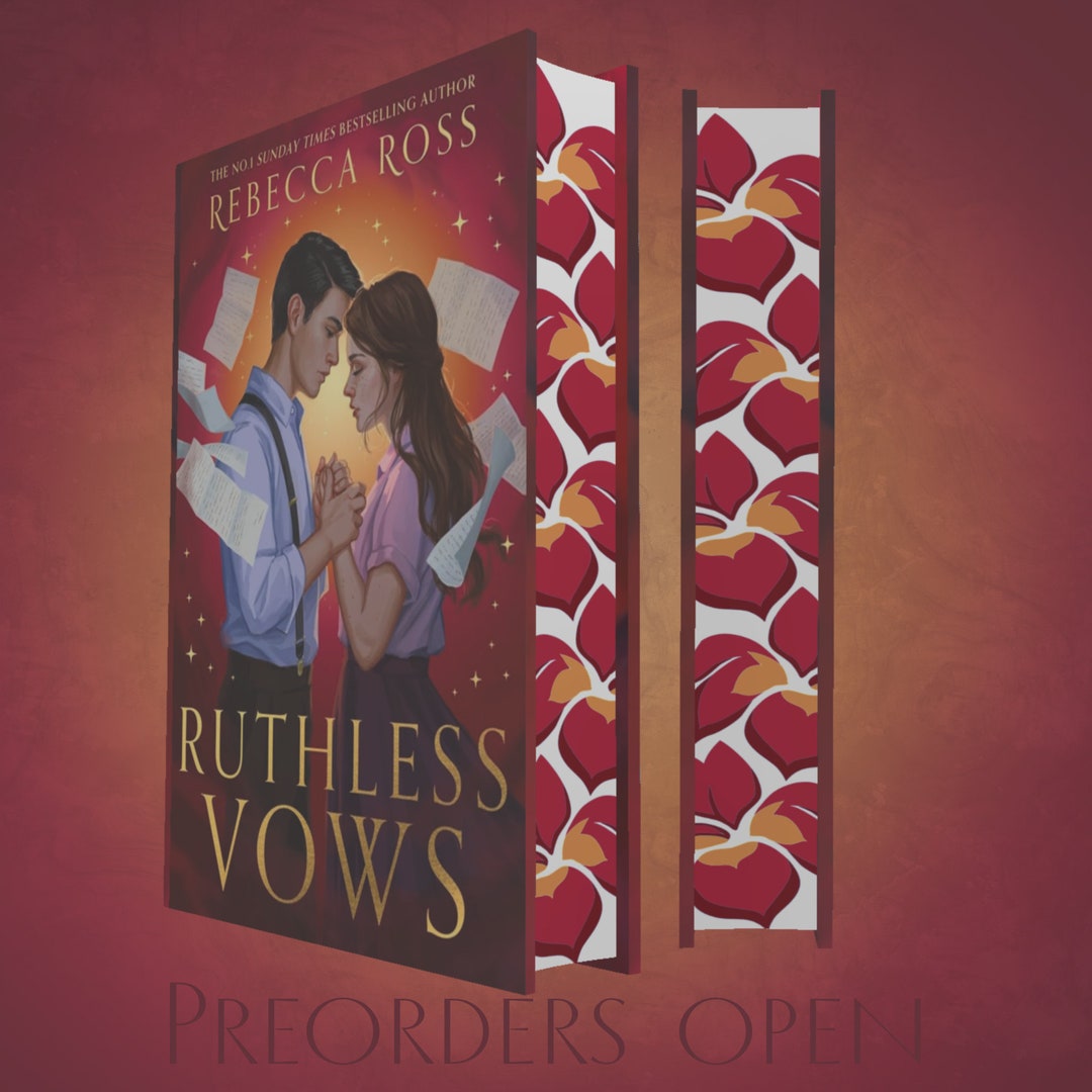 PREORDER Ruthless Vows Rebecca Ross - Sprayed Stencilled Edge Special Edition Custom Book ...