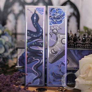 Snake and Crown Foiled Bookmark Set - Etsy
