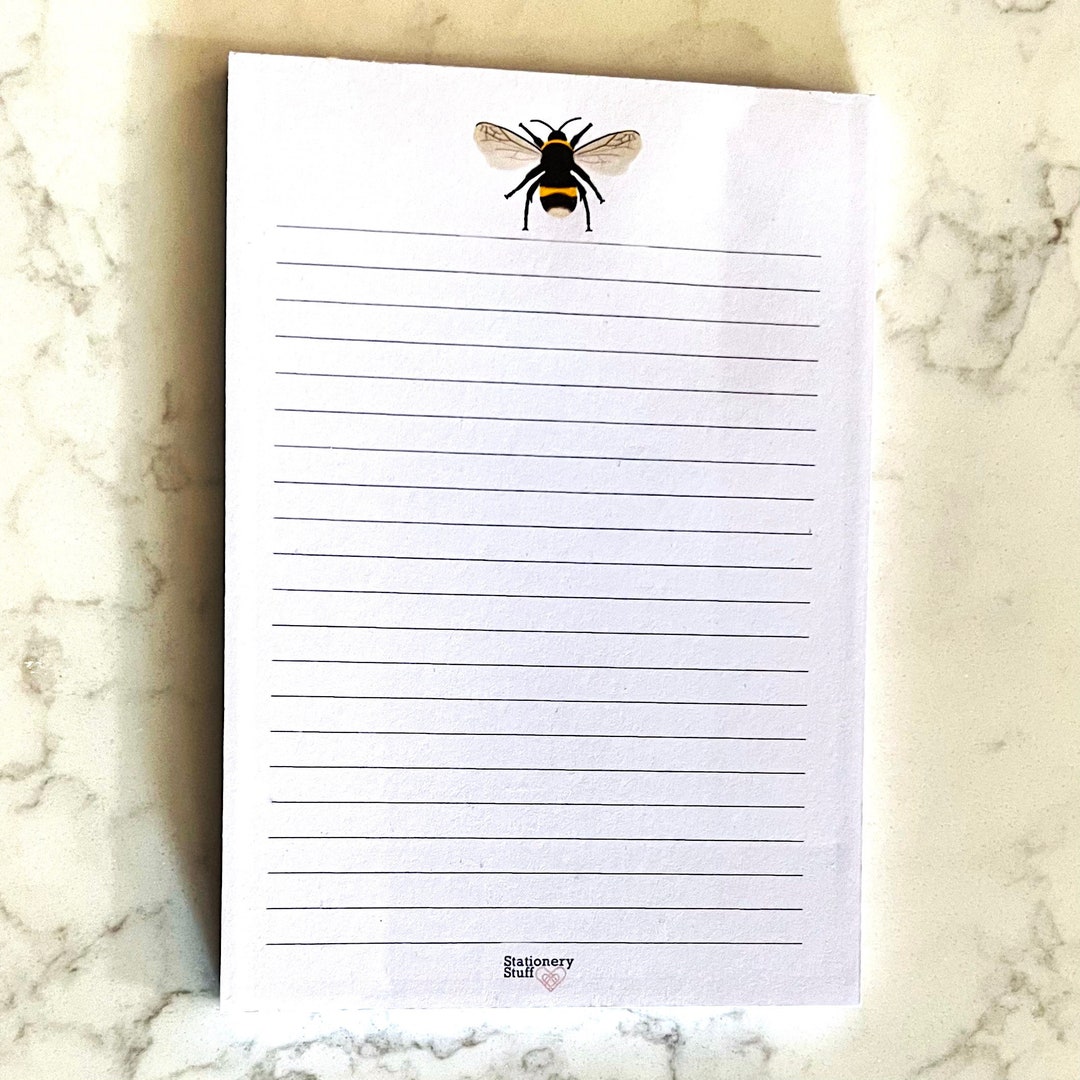 Tear off Notepad, to Do List Deskpad, Office Stationery, Bumblebee ...