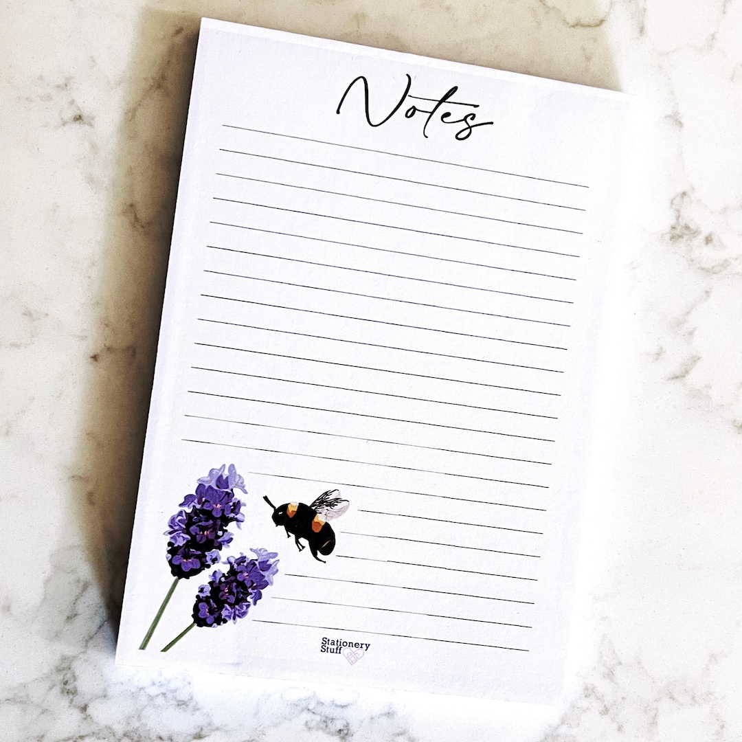 Tear off Notepad, to Do List Deskpad, Office Stationery, Bumblebee ...