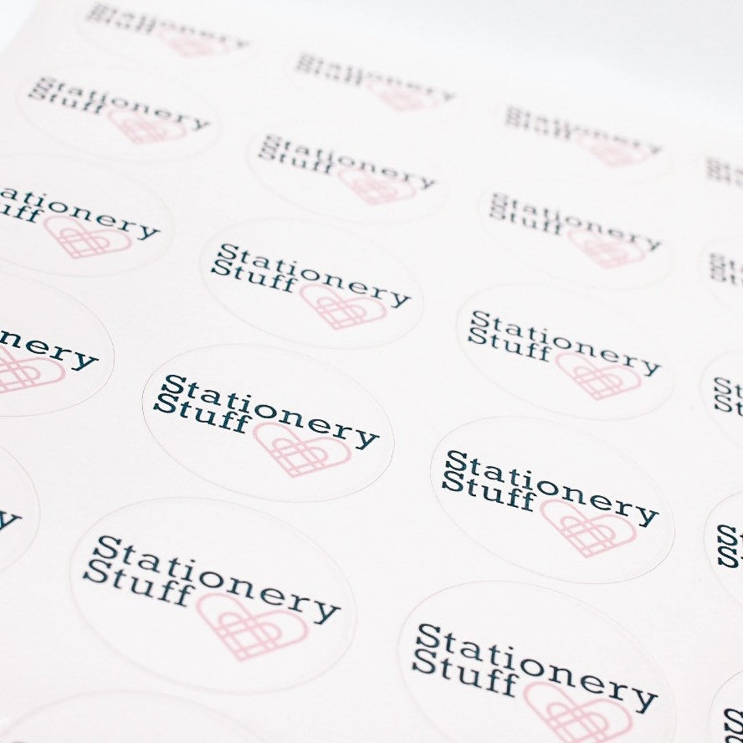 Logo Sticker Sheets Custom Printed Matte or Gloss Finish Available ...