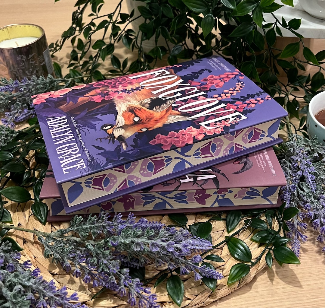 Foxglove ONLY Adalyn Grace Sprayed Stencilled Edge Special Edition ...