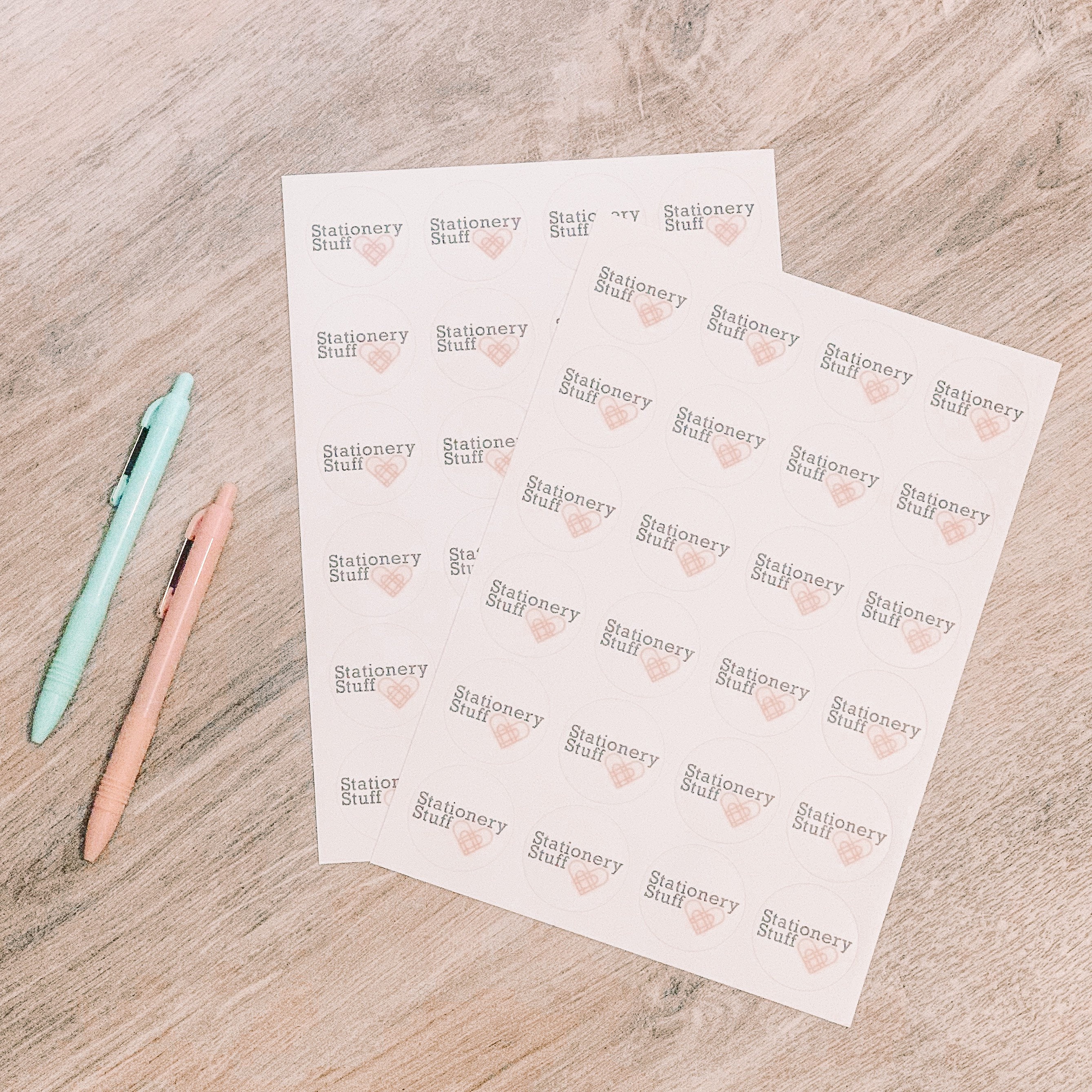 Logo Sticker Sheets Custom Printed Matte or Gloss Finish - Etsy
