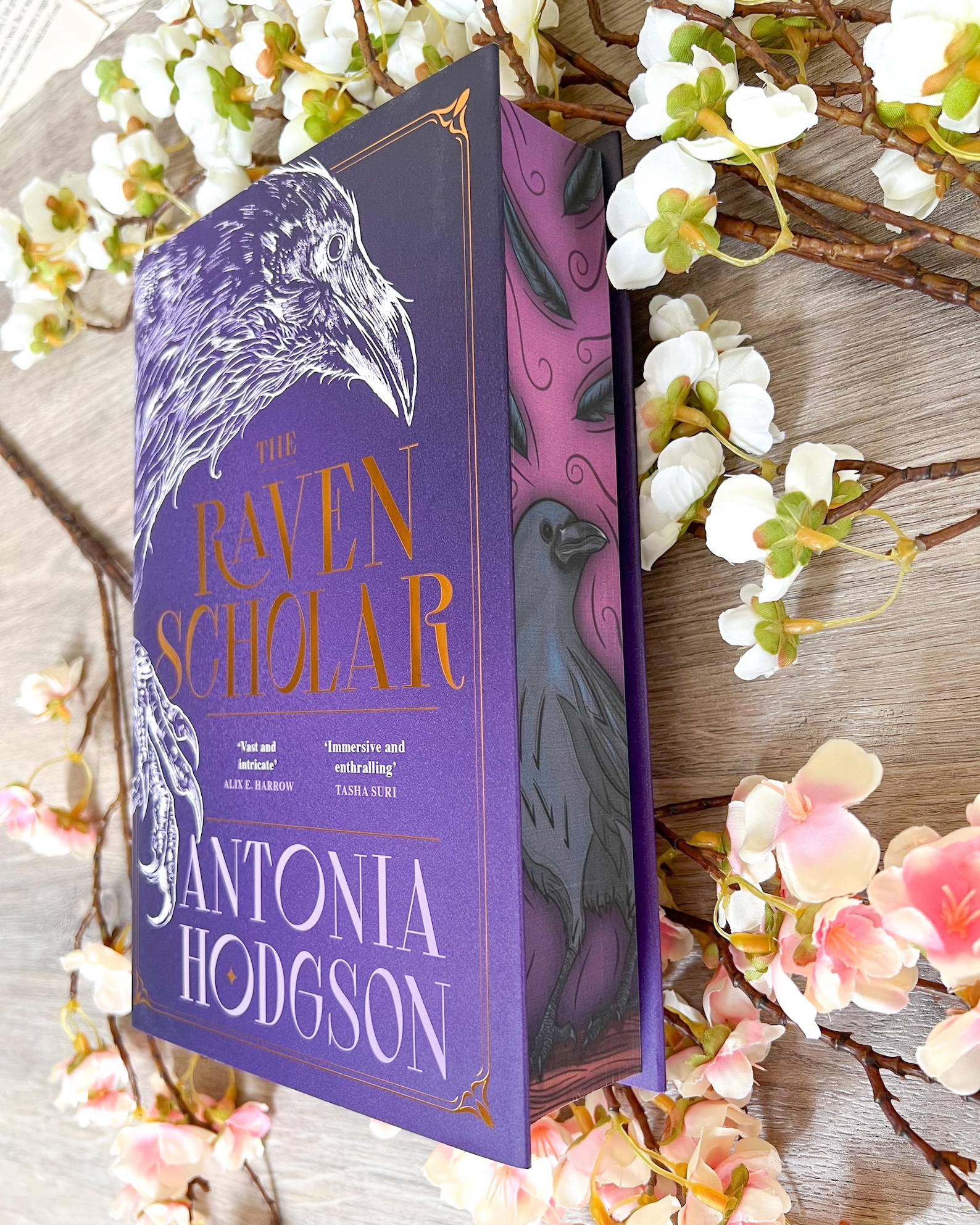 The Raven Scholar by Antonia Hodgson - Digitally Printed Sprayed Edges ...