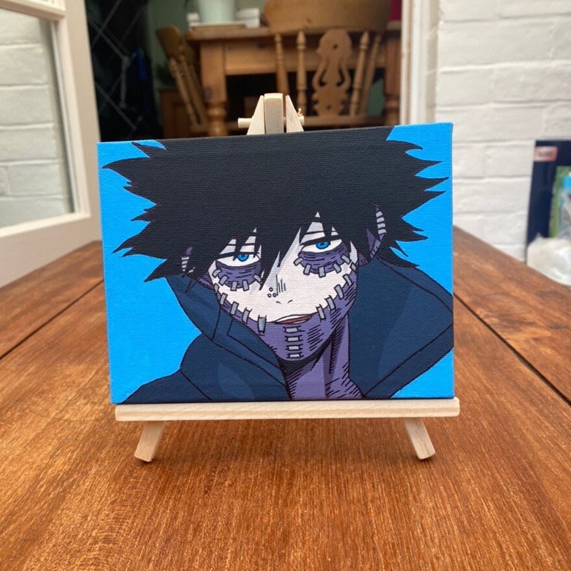 DABI - Original Hand-painted Acrylic Canvas - Etsy UK