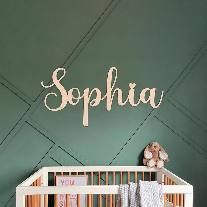 Nursery Name Sign - Etsy