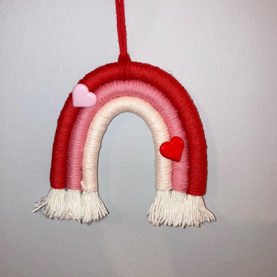 Valentines Day, Mini Hanging Rainbow, Wall Hanger, Car Hanger, Party ...