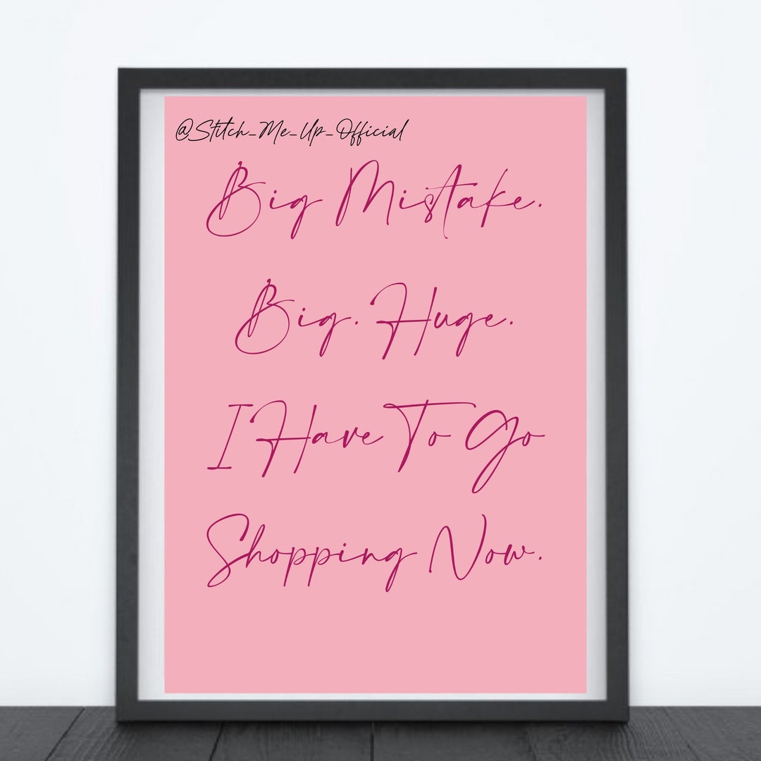 A4 Pretty Woman Quote Print - Etsy