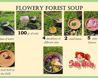 Printable Mud Kitchen Recipe Cards - Enhance Outdoor Learning and ...