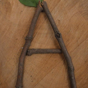 Woodland Inspired Capital Letters A to Z Instant Download Natural ...