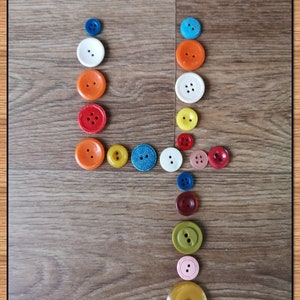 LOOSE PARTS Number Flashcards 1 - 10 BUTTONS - Etsy