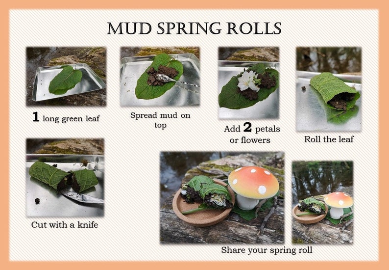 15 UNIQUE Mud Recipe Cards - Etsy